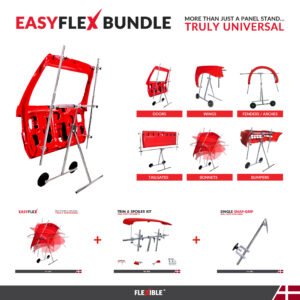 EasyFlex | Auto Body Hood & Door Stand | Body Shop Panel Stand