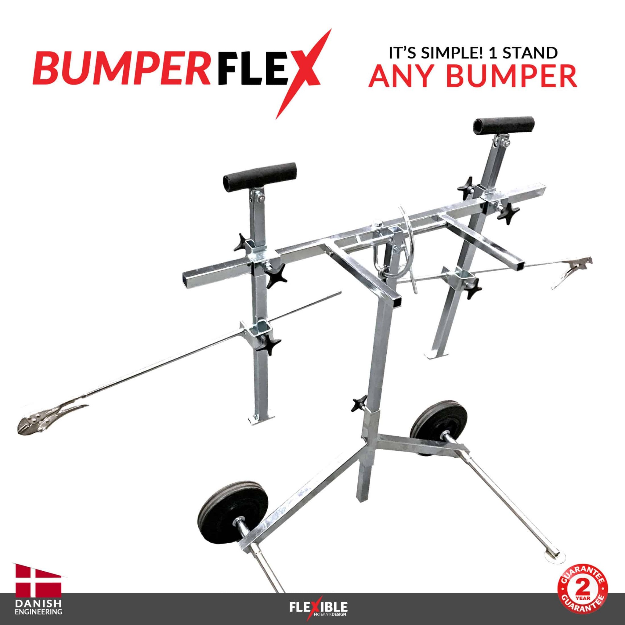 BumperFlex Rotating Bumper Stand | Pro Auto Body Paint Stand